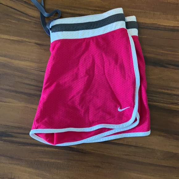 Shorts | Hot Pink Nike Drawstring Shorts | Poshmark